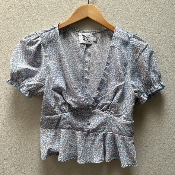 Princess Polly | Tops | Princess Polly Peplum Top | Poshmark